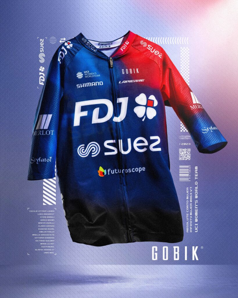 FDJ Suez dévoile son nouveau maillot pour 2023 - velopack.