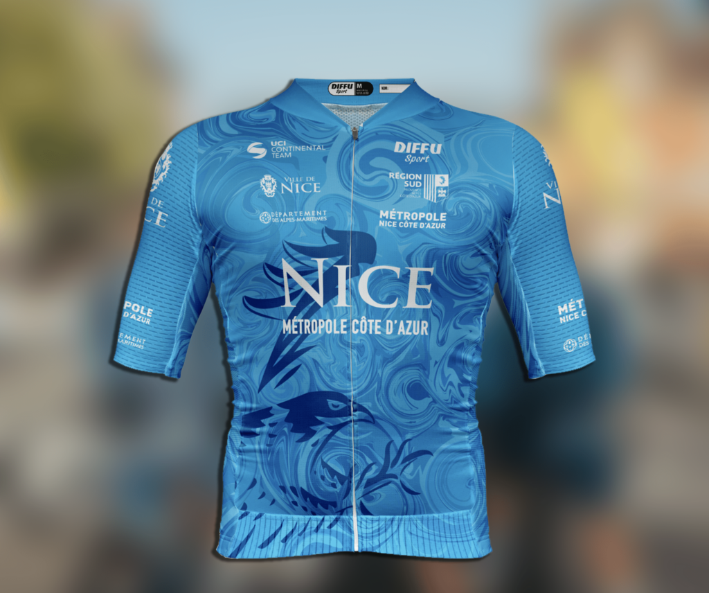 Nice Métropole Côte d'Azur dévoile son maillot de cyclisme