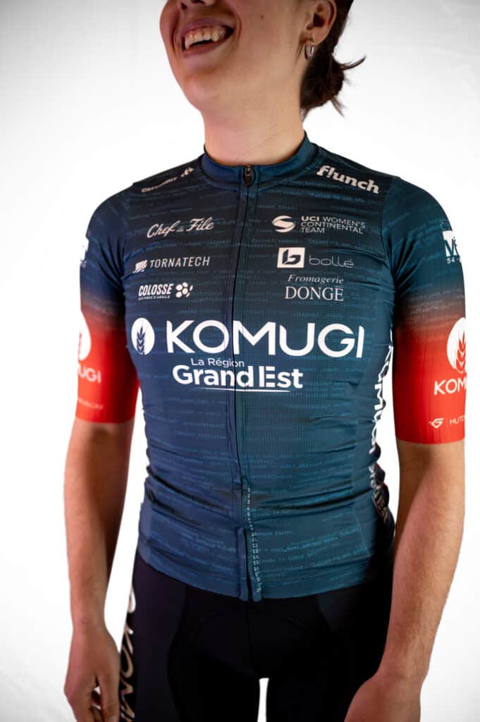 Komugi Grand-Est x Chef de File : le maillot 2024 - velopack